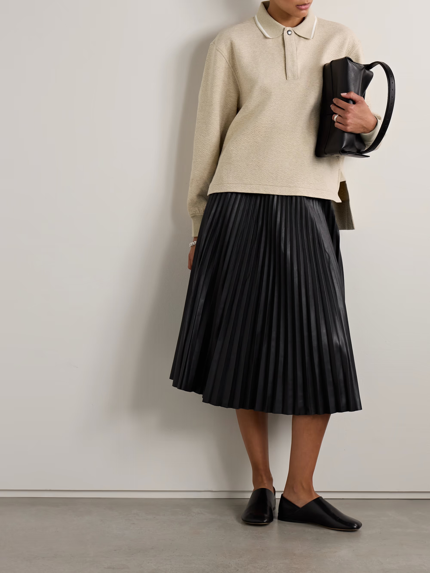 PROENZA SCHOULER Proenza Schouler Genevieve Long-Sleeved Polo Shirt
